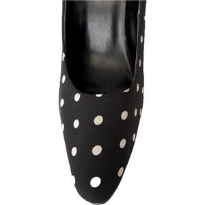Valley Lane | Shoes | Valley Lane Vintage Polka Dot Heels 7 Black White ...